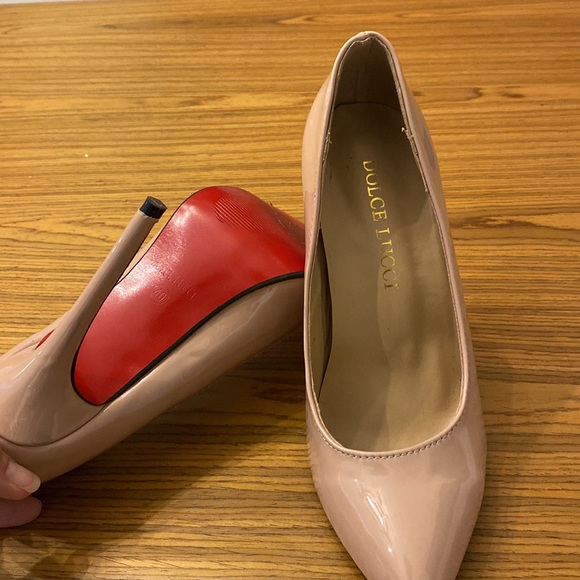 Dolce Lucci | Shoes | Dolce Lucci Red Bottom Patent Leather Pumps Womens Size 85 | Poshmark